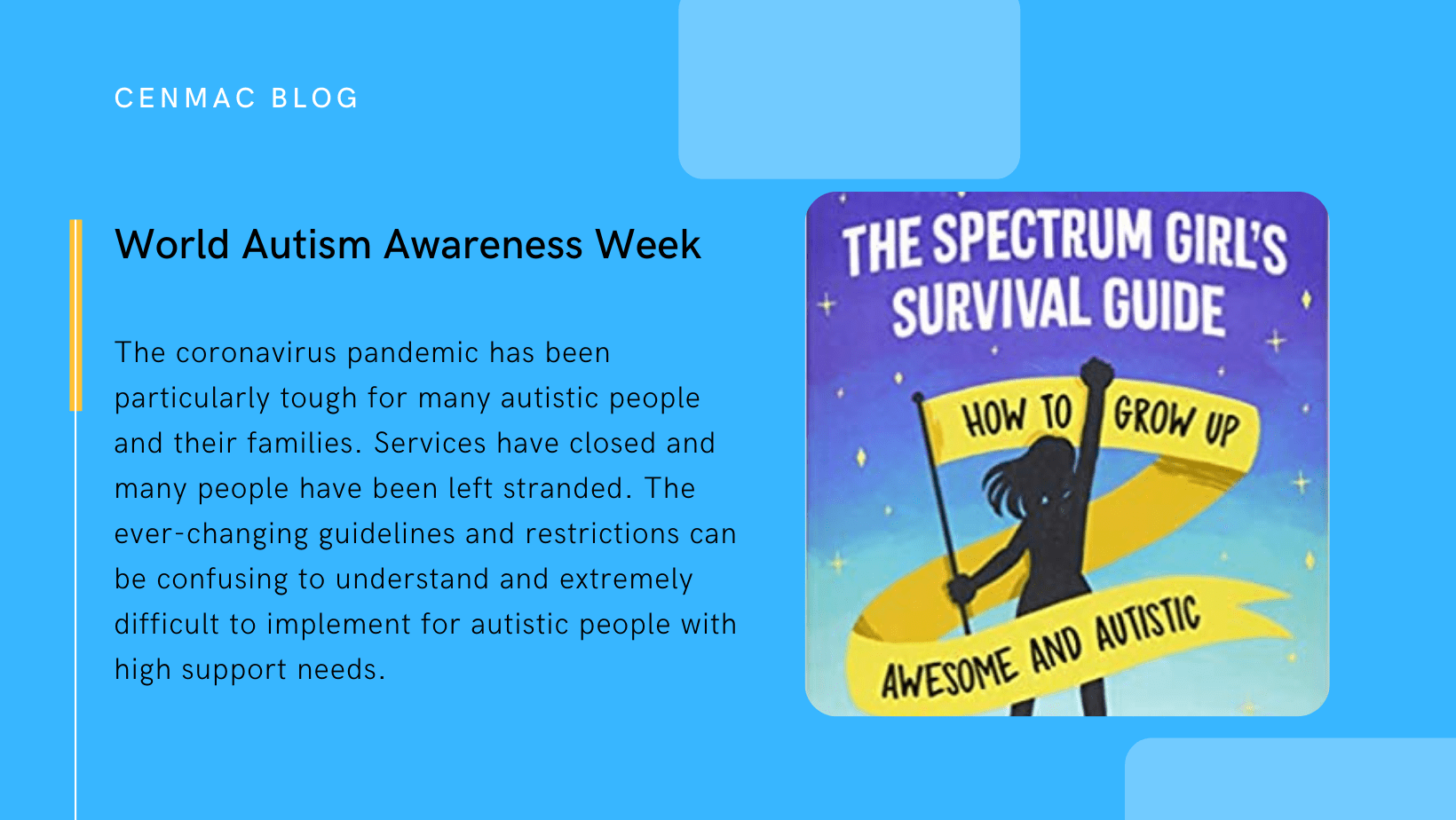 World Autism Awareness Week - CENMAC