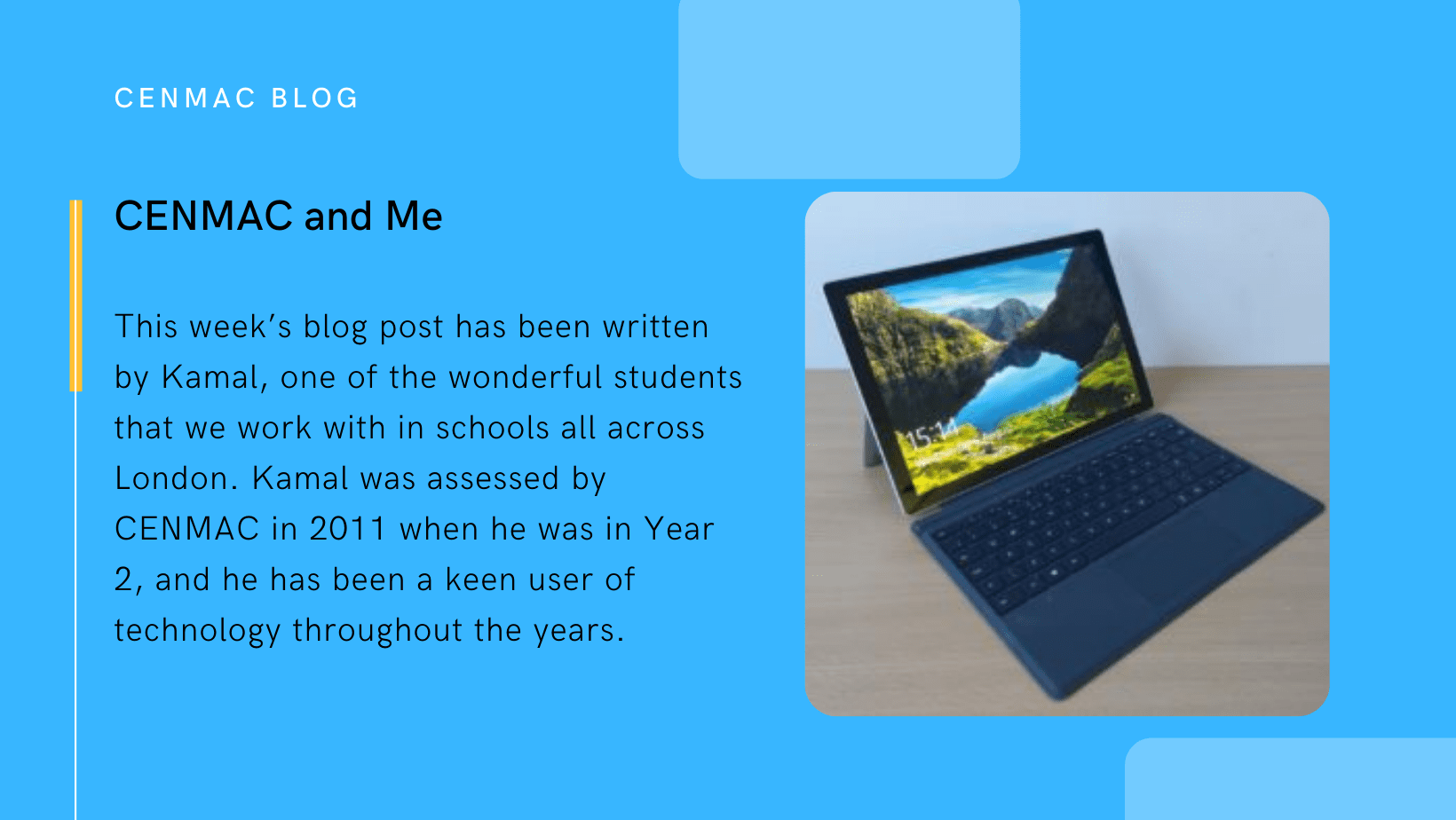 CENMAC and Me - CENMAC