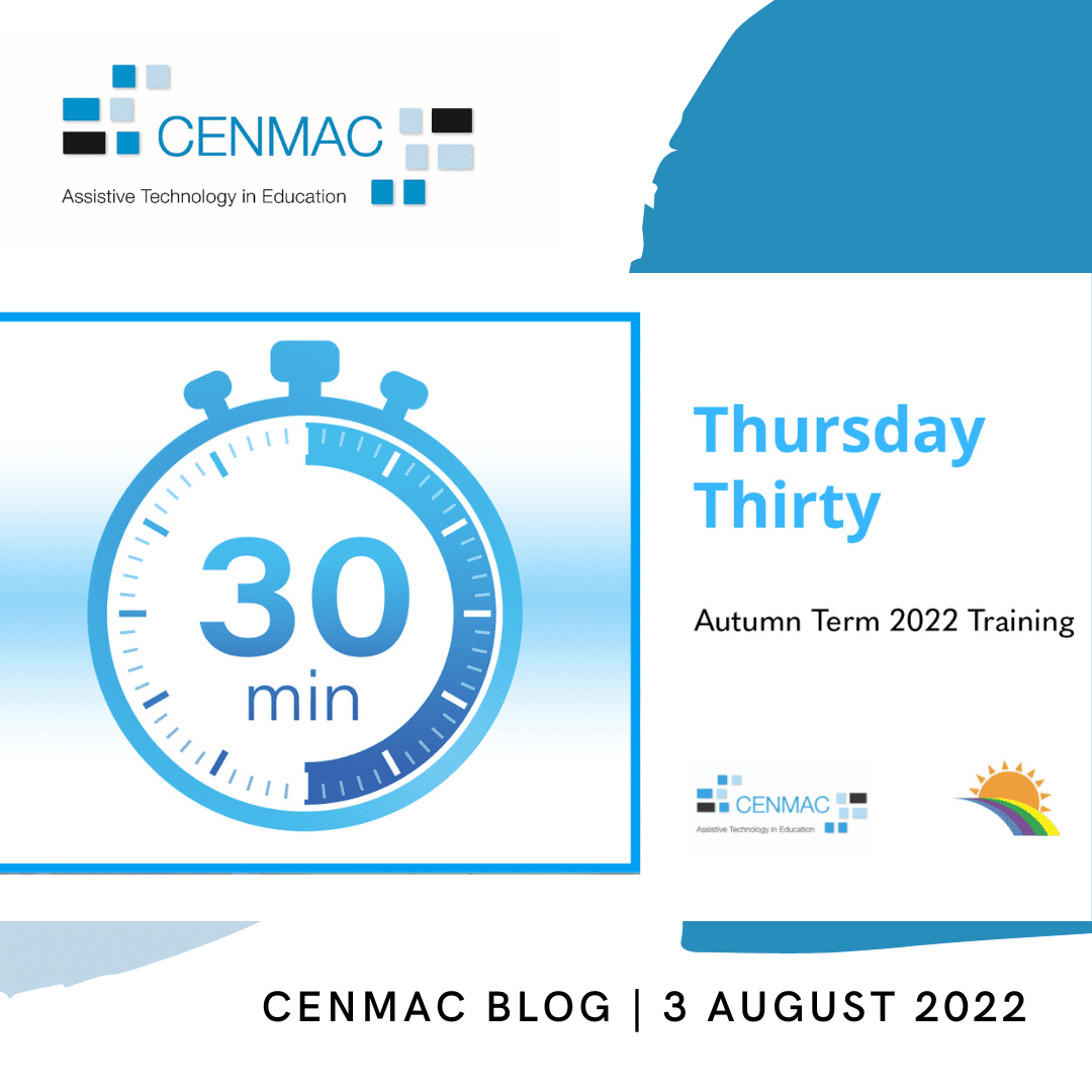 Thursday Thirty Online Training is back! - CENMAC