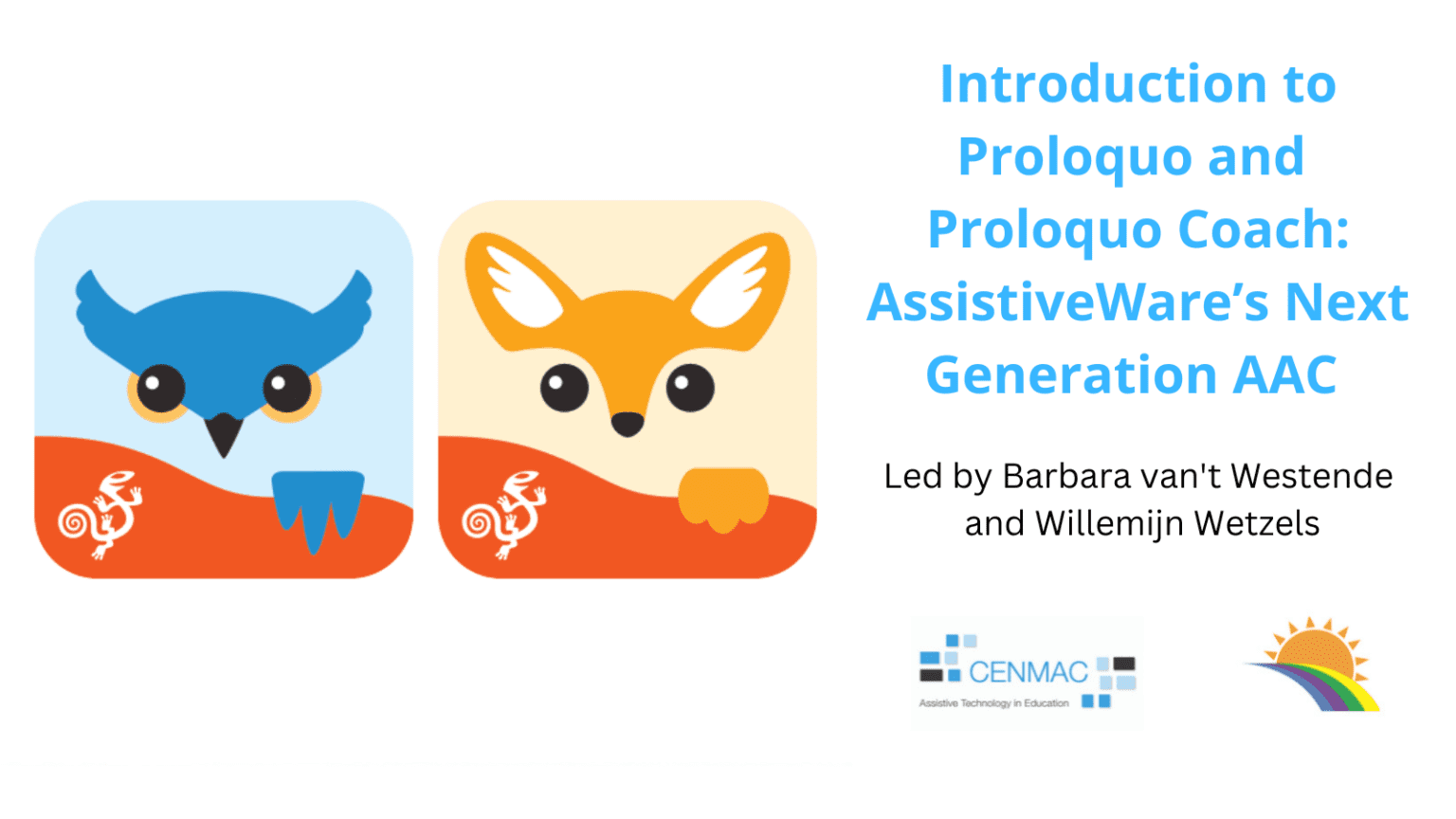 Introduction to Proloquo and Proloquo Coach: AssistiveWare’s Next ...