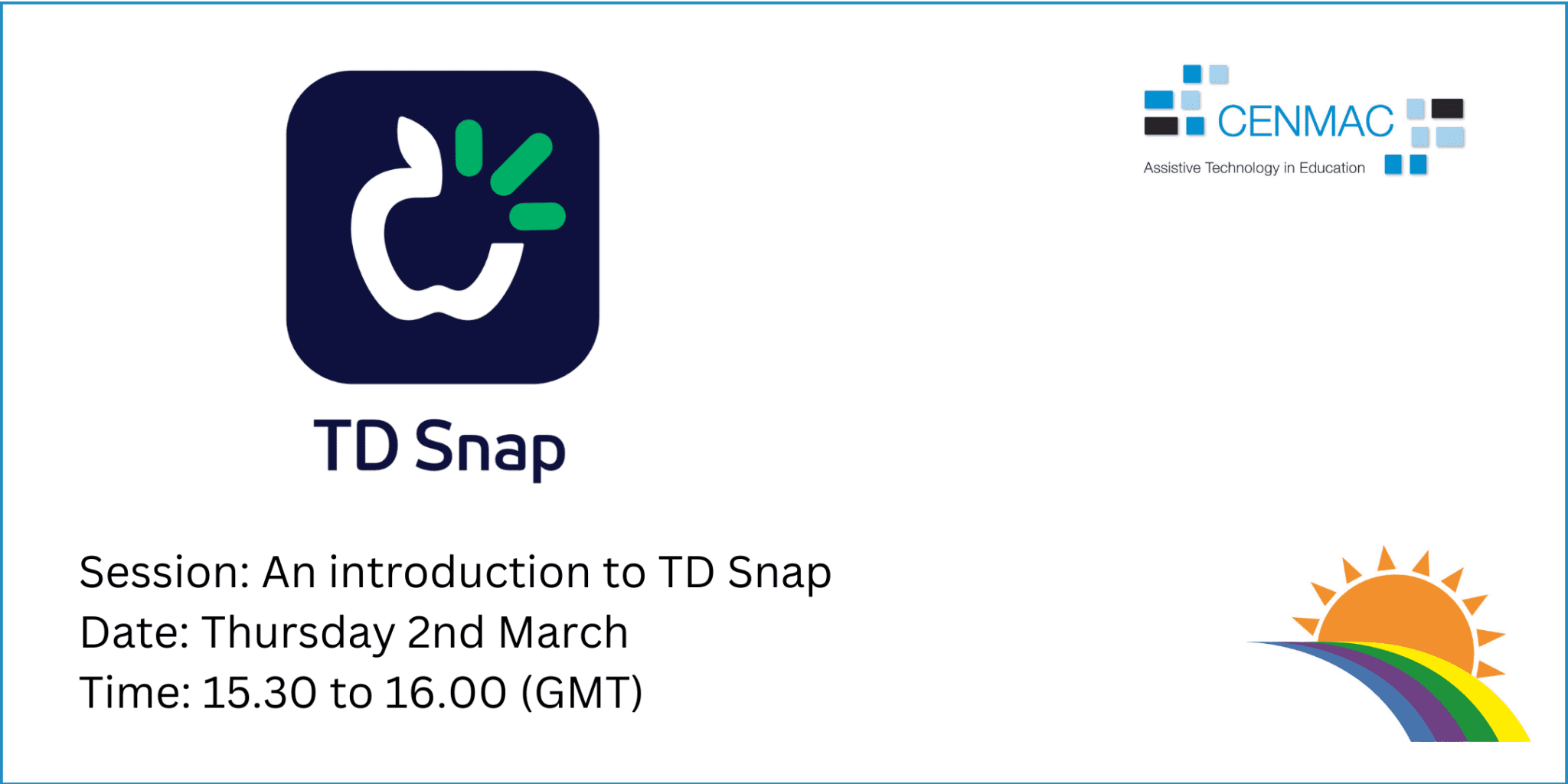 An introduction to TD Snap - CENMAC