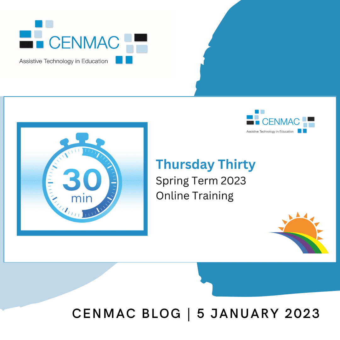 Thursday Thirty Online Training Spring Term 2023 CENMAC