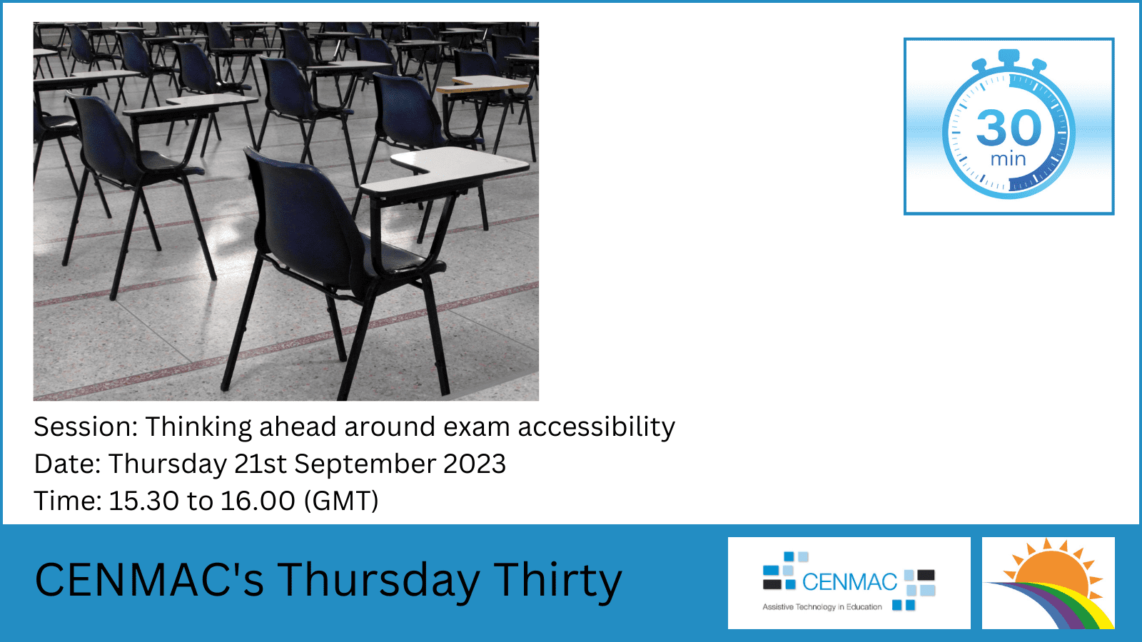 Thinking ahead around exam access - CENMAC