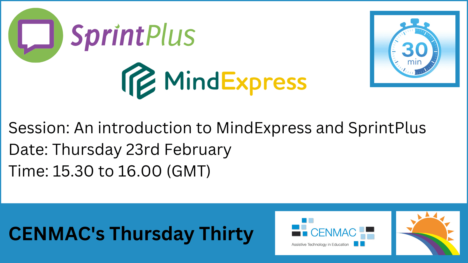 An introduction to MindExpress and SprintPlus - CENMAC