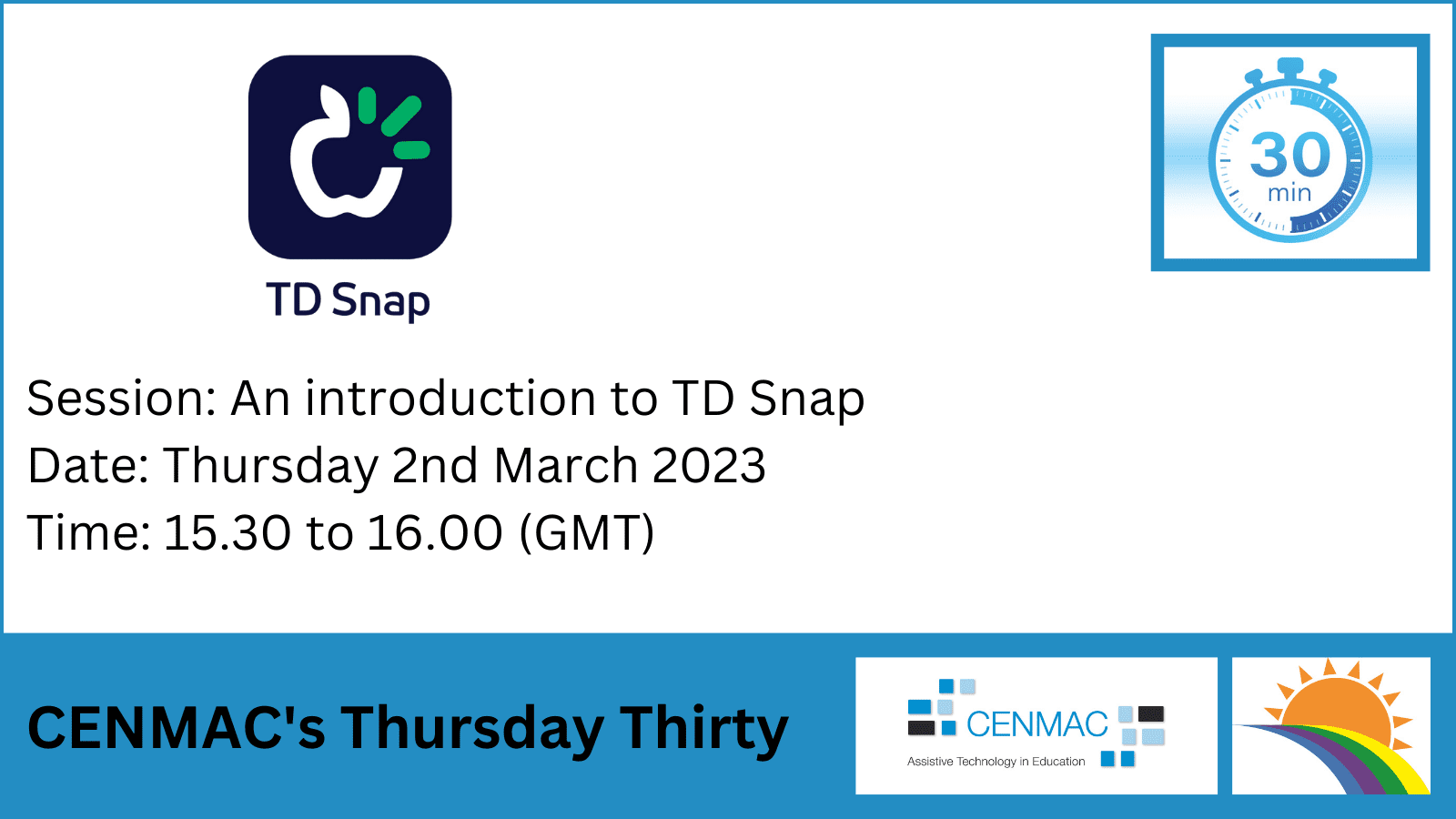 An introduction to TD Snap - CENMAC