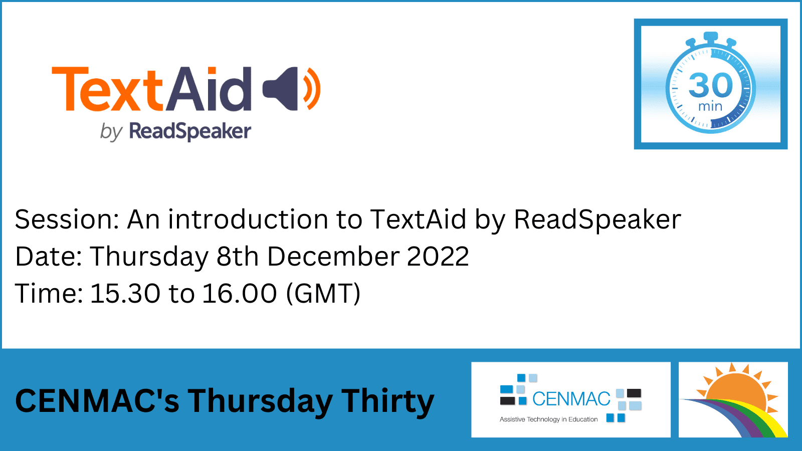 TextAid by ReadSpeaker An Introduction - CENMAC