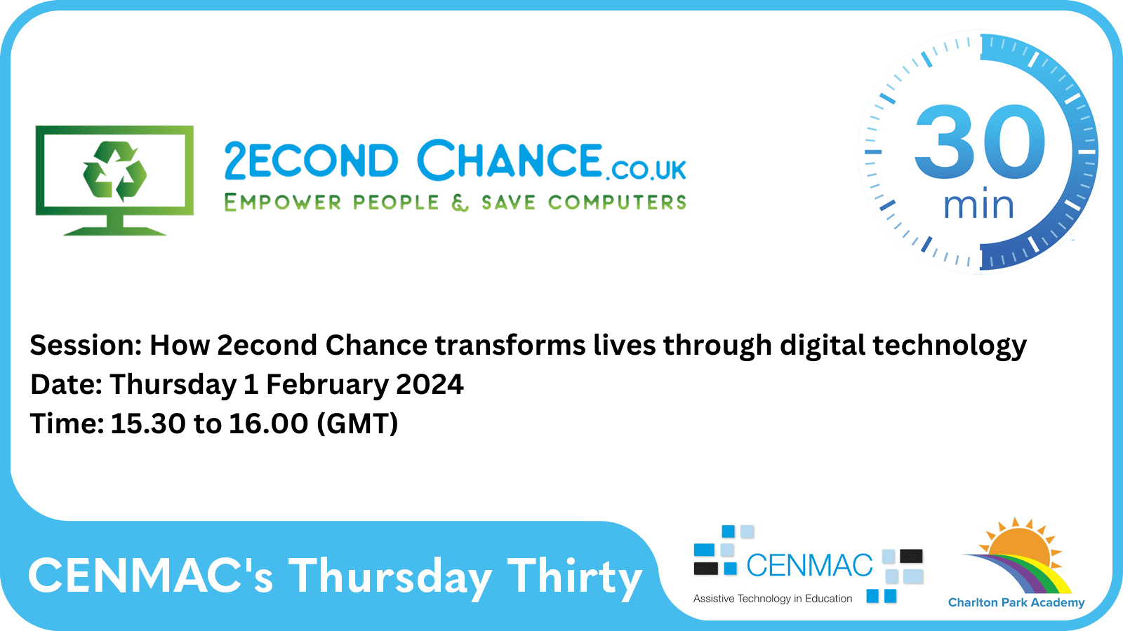 How 2econd Chance transforms lives through digital technology - CENMAC