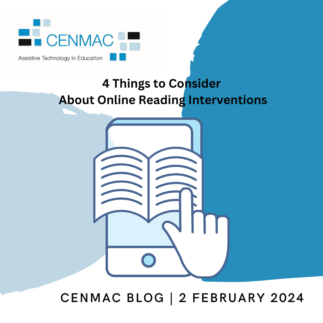 Four things to consider about reading intervention - CENMAC