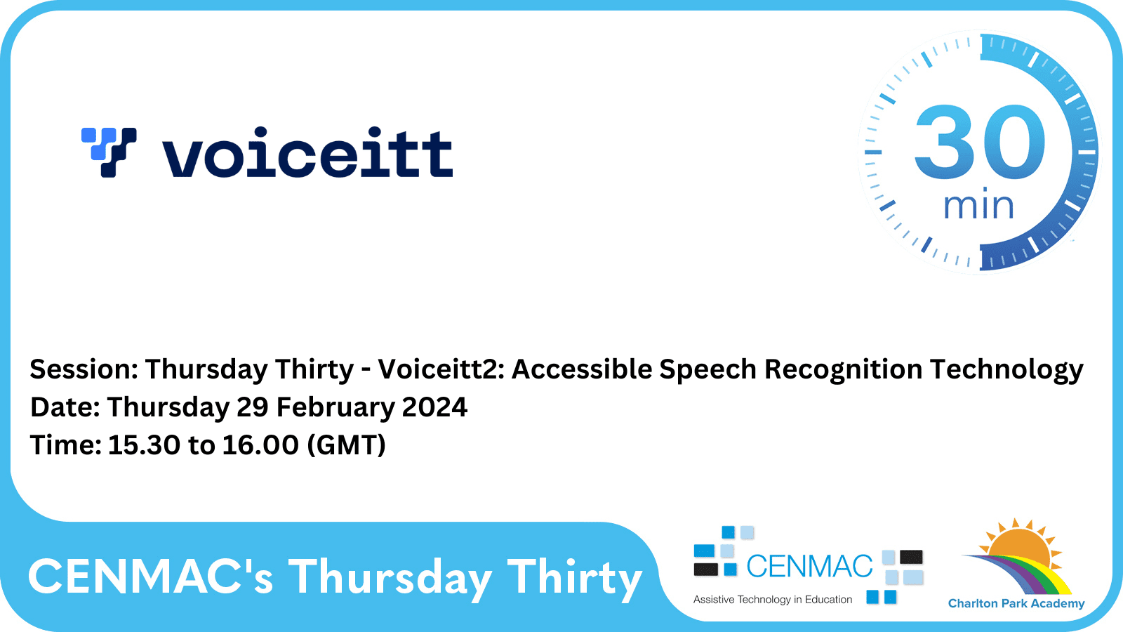 Voiceitt2 Accessible Speech Recognition Technology - CENMAC
