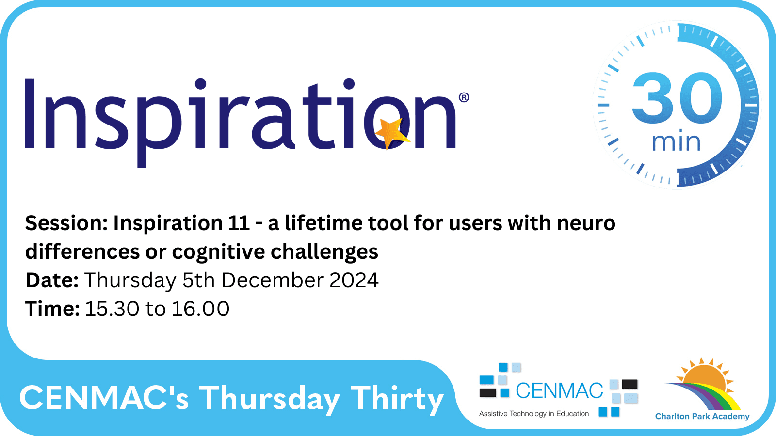 Inspiration 11 a lifetime tool for users with cognitive challenges - CENMAC